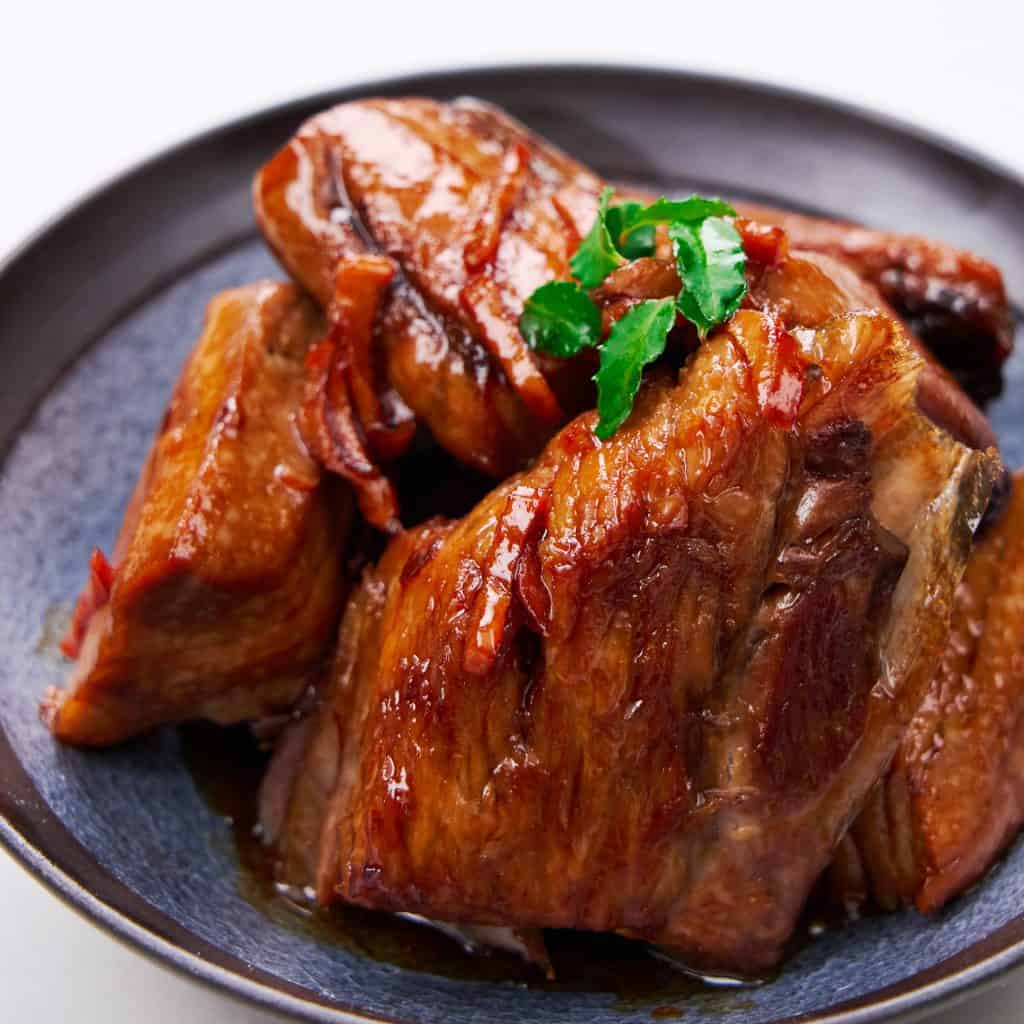 Soy Sauce Braised Black Cod (Gindara Nitsuke)